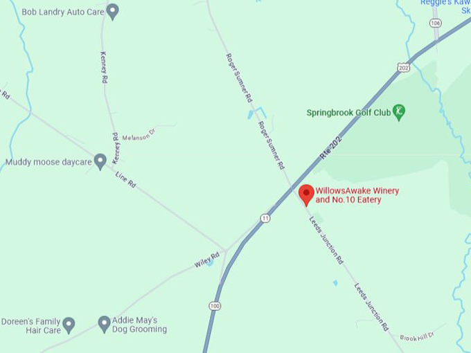 willows awake 10 map