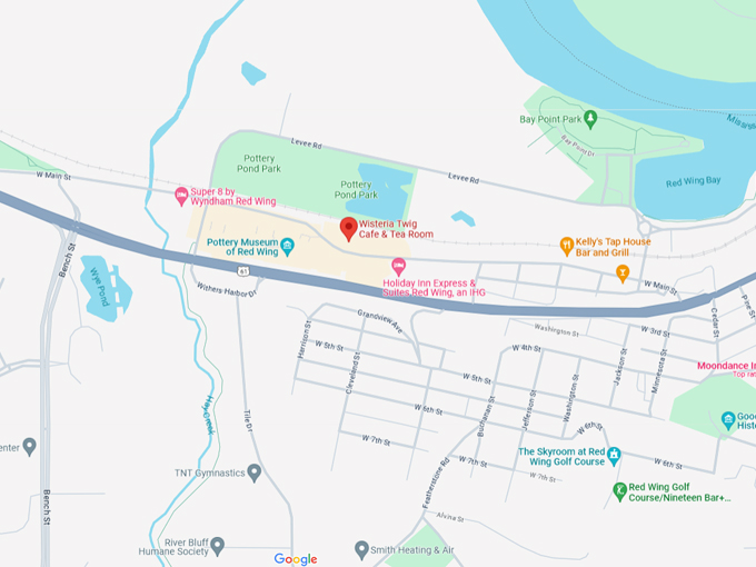 wisteria twig tea room and cafe 10 map