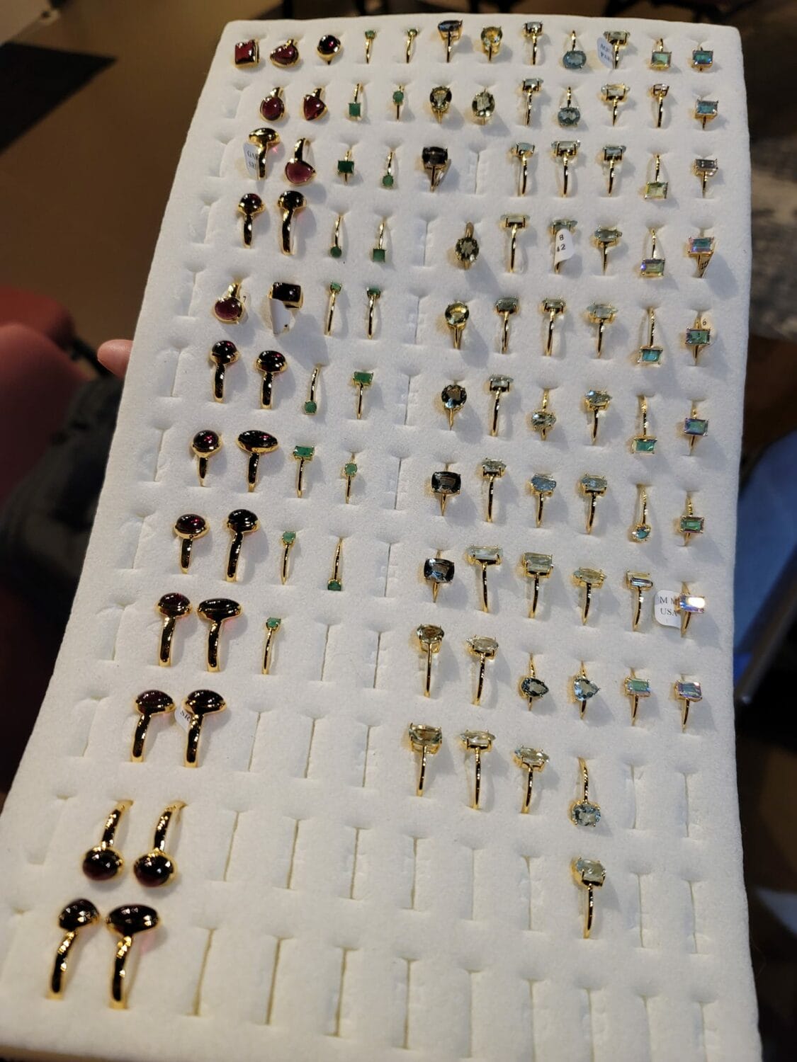 a wide selection of hand crafted rings