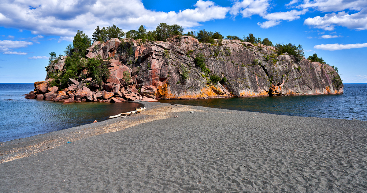 black sand beach minnesota ftr