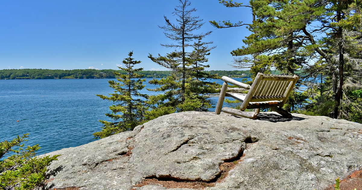 breathtaking maine overlook path ftr