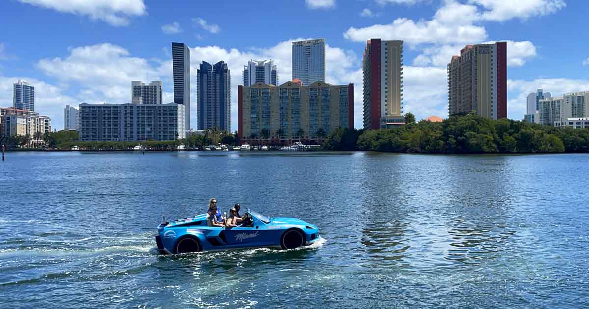 Cruise The Waters Of Florida In Style By Driving This Floating Corvette