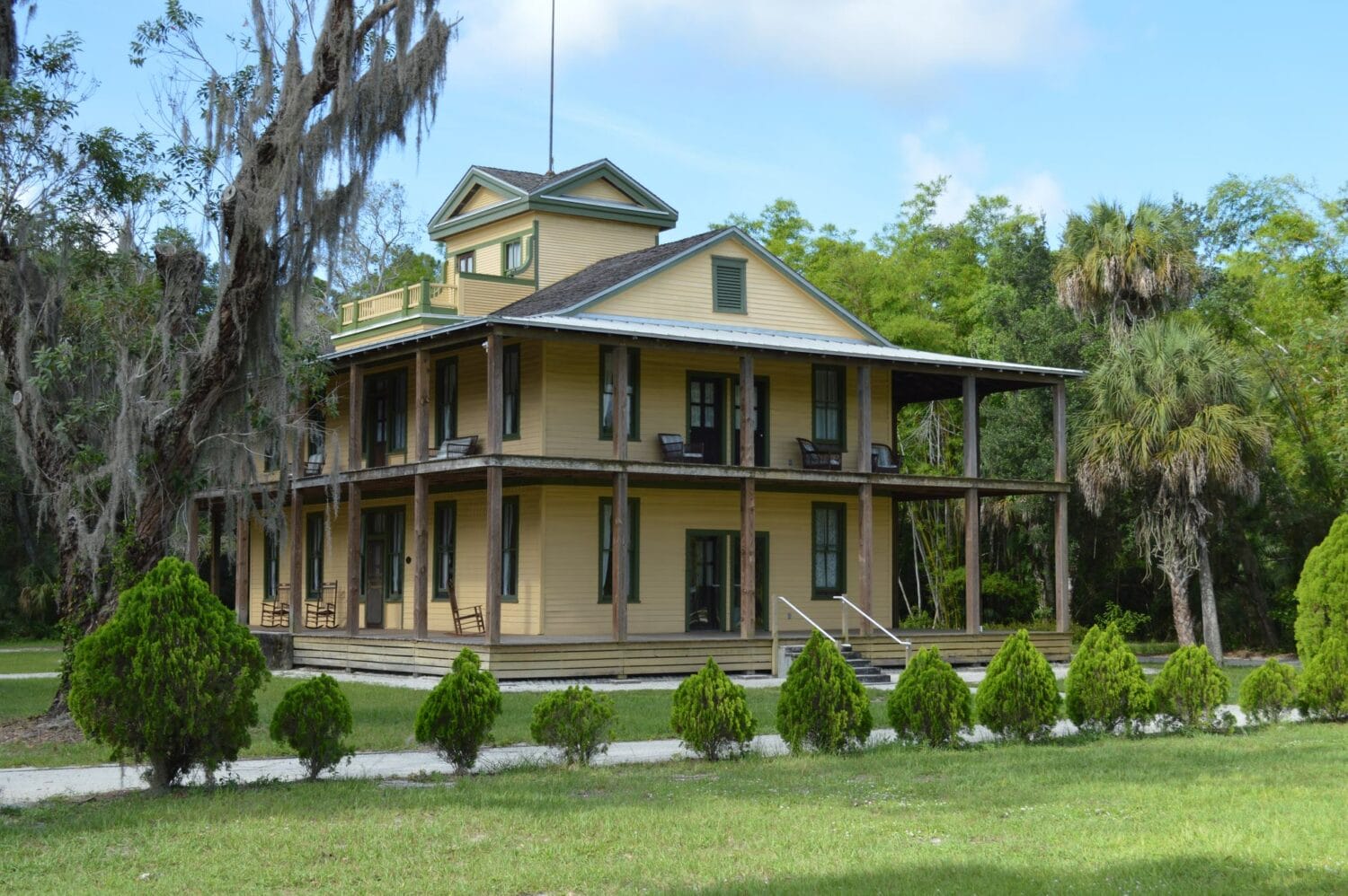 One of the nationally registered historic buildings building found in the park