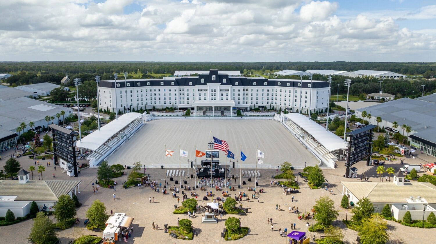 the equine hotel featuring the world equestrian center