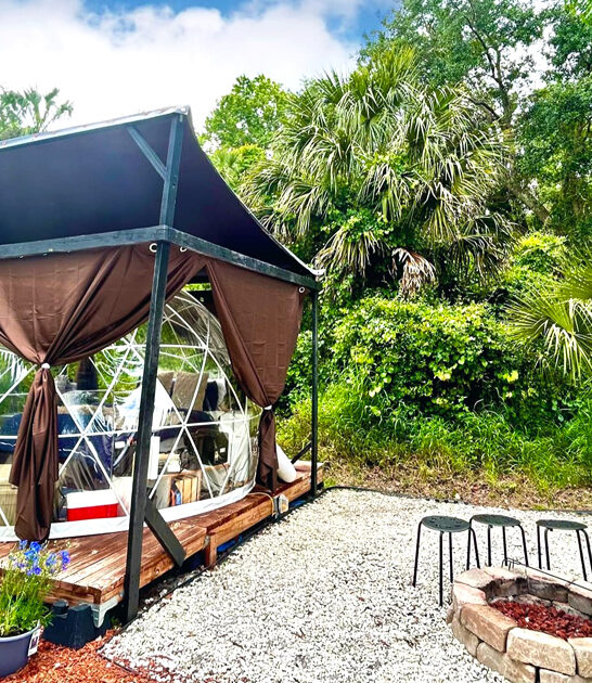 unique dome airbnb florida ftr