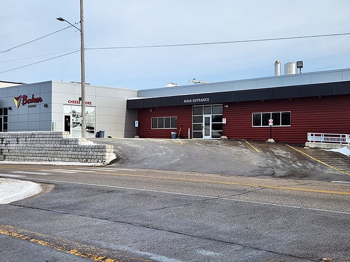 The unassuming exterior of Baker Cheese Factory belies the string cheese magic happening inside this Wisconsin treasure.