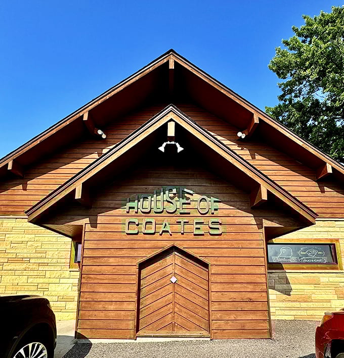 Rustic wooden charm beckons hungry travelers&mdash;House of Coates stands like a delicious mirage just off Highway 52 in Rosemount.