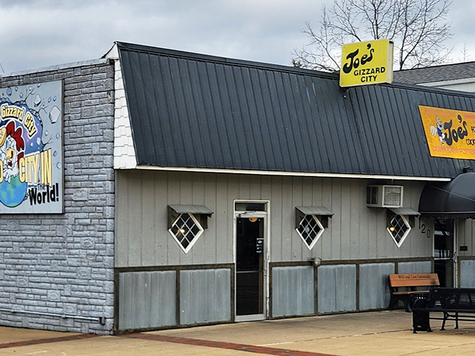 Joe's Gizzard City stands proud in Potterville, its unassuming exterior hiding the deep-fried treasures within. The only "Gizzard City in the World" isn't bluffing about its specialty.