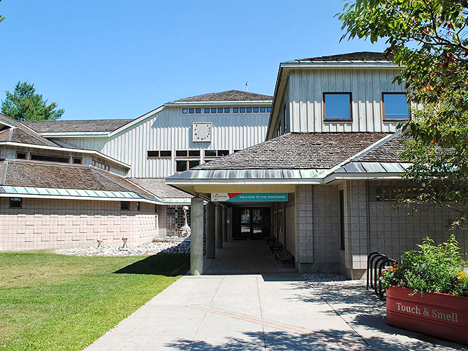 The Montshire Museum of Science stands like a modern-day explorer's lodge, inviting the curious to discover what wonders await inside its walls.