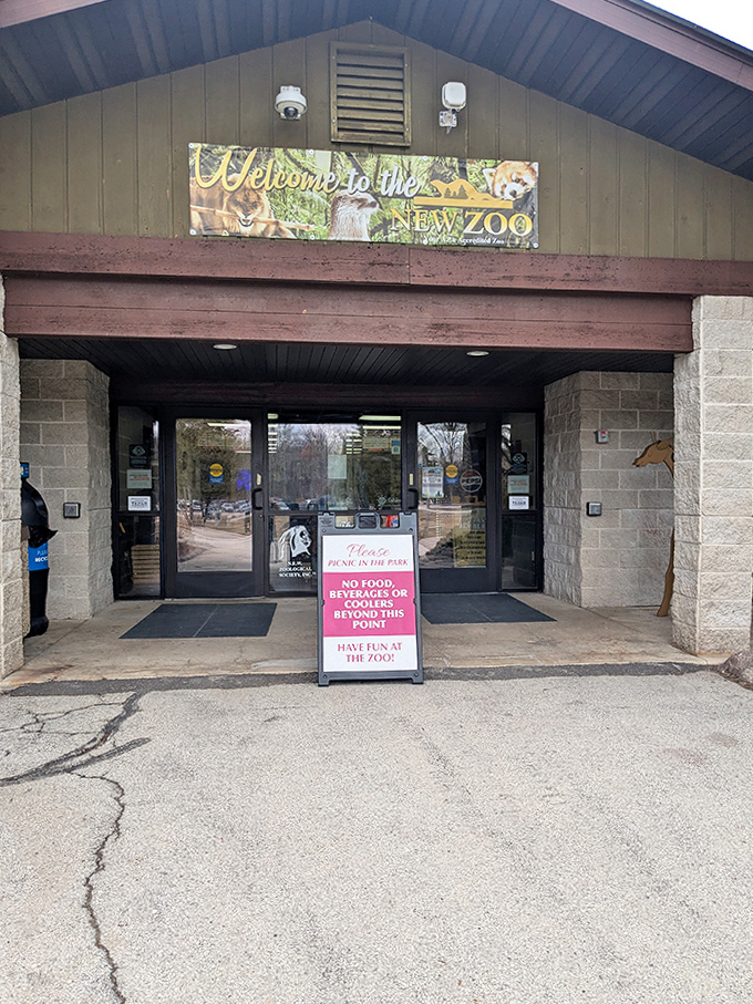 Welcome to wild wonder! The NEW Zoo entrance promises animal magic beyond those doors.