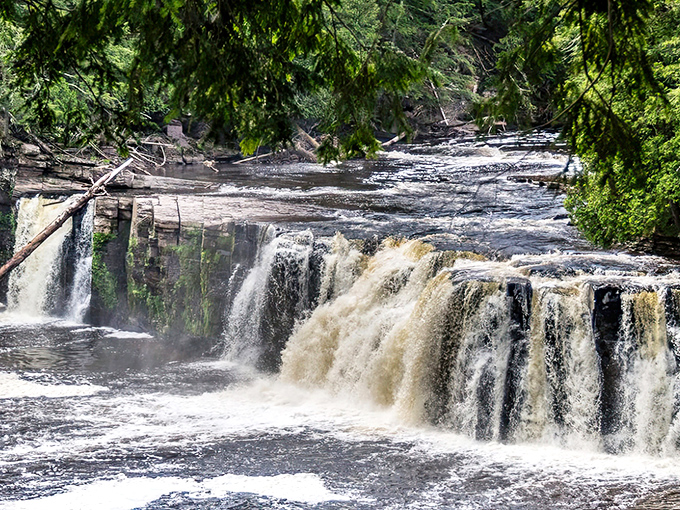 Presque Isle Falls: Nature's own symphony in liquid form, where water dances over ancient rock in a performance that never gets old.