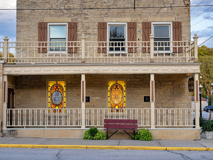 The Hubbell House: Where limestone walls have been telling Minnesota stories since before your great-grandparents were twinkles in anyone's eyes.