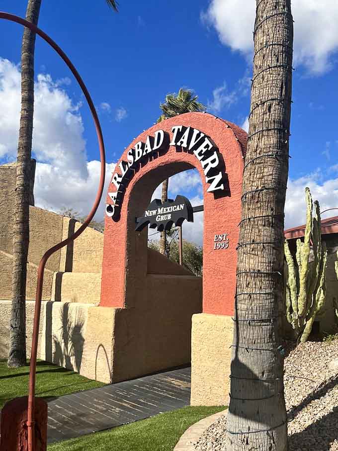 That adobe archway isn't just an entrance, it's a portal to flavor town, population: you and your appetite.