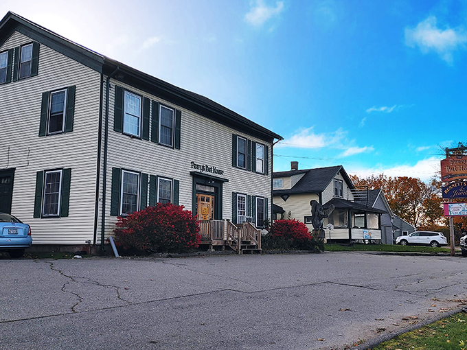 Perry's Nut House stands proudly on Route 1, its unassuming colonial exterior hiding the wonderland of oddities and sweets that await inside.