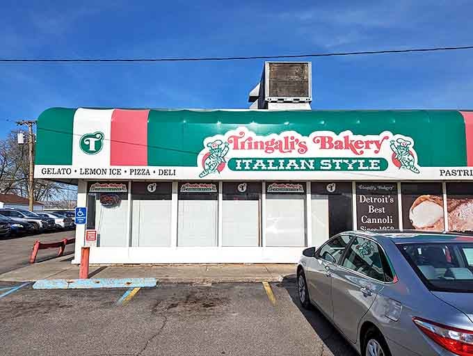 Tringali's Bakery stands proud with its iconic green, white, and red awning &ndash; a beacon of Italian sweetness in Warren that's been tempting taste buds since 1958.