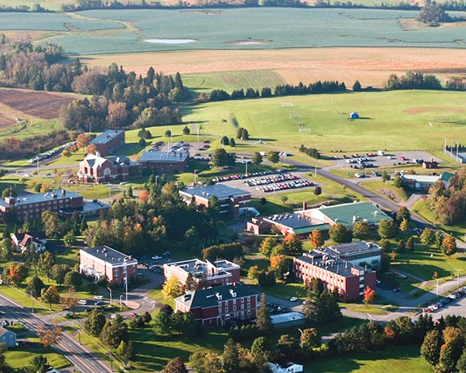 The University of Maine at Presque Isle stands proudly as home base for our cosmic journey, where academia meets astronomy in perfect harmony.