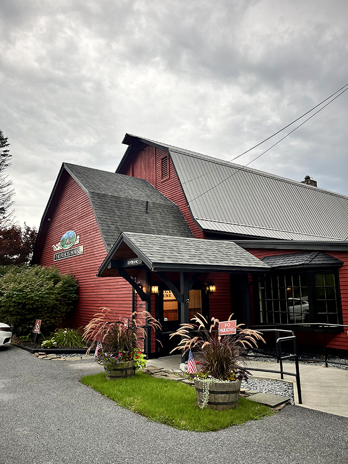 The warm wooden exterior of The Publyk House welcomes diners like an old friend, promising comfort and culinary delights within its rustic walls.