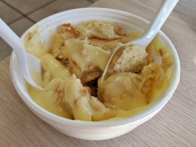 Creamy nostalgia in a cup &ndash; layers of vanilla pudding, bananas, and wafers creating the perfect sweet finale to a savory symphony.