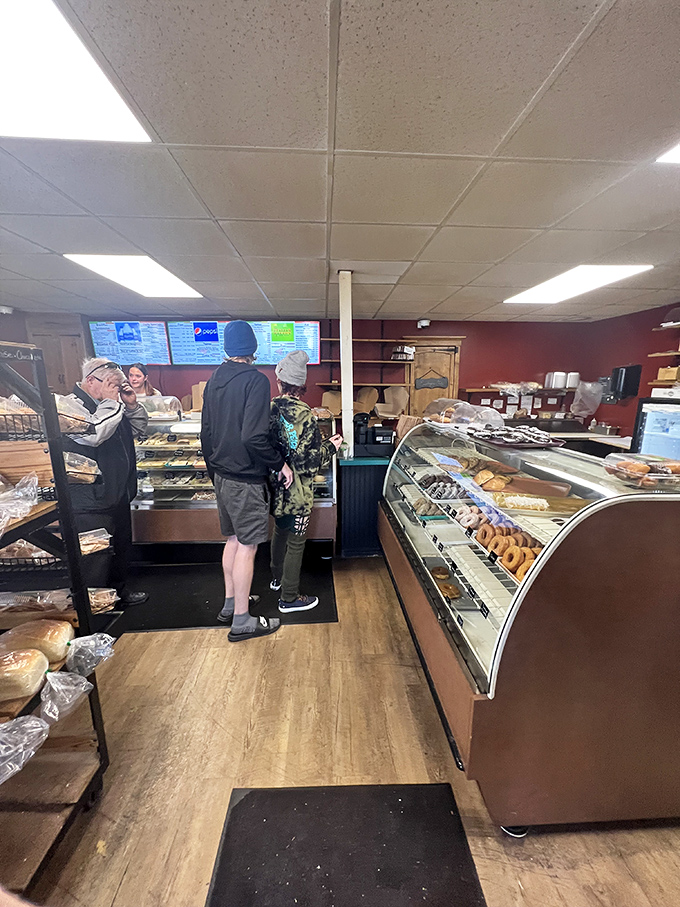 Morning rush &ndash; where locals know the early bird gets the freshest cannoli and warmest bread.