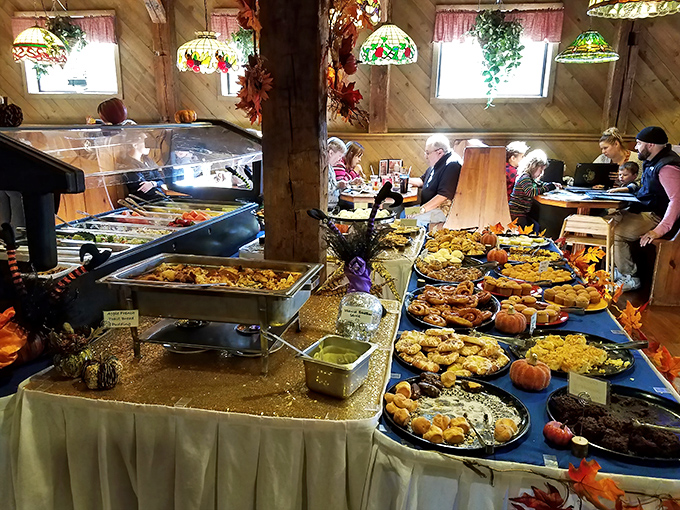 The buffet spread at The Mine Shaft could make a food photographer weep with joy – and diners reach for their stretchy pants.