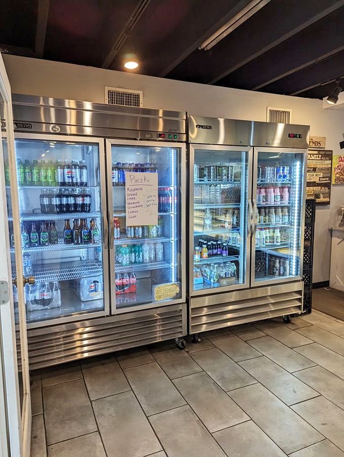 The refrigerated lineup&mdash;because sometimes you need something cold and refreshing to wash down your third donut.