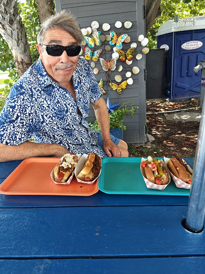 This happy customer knows what's up: when you find a place this good, you order multiple items and regret nothing.