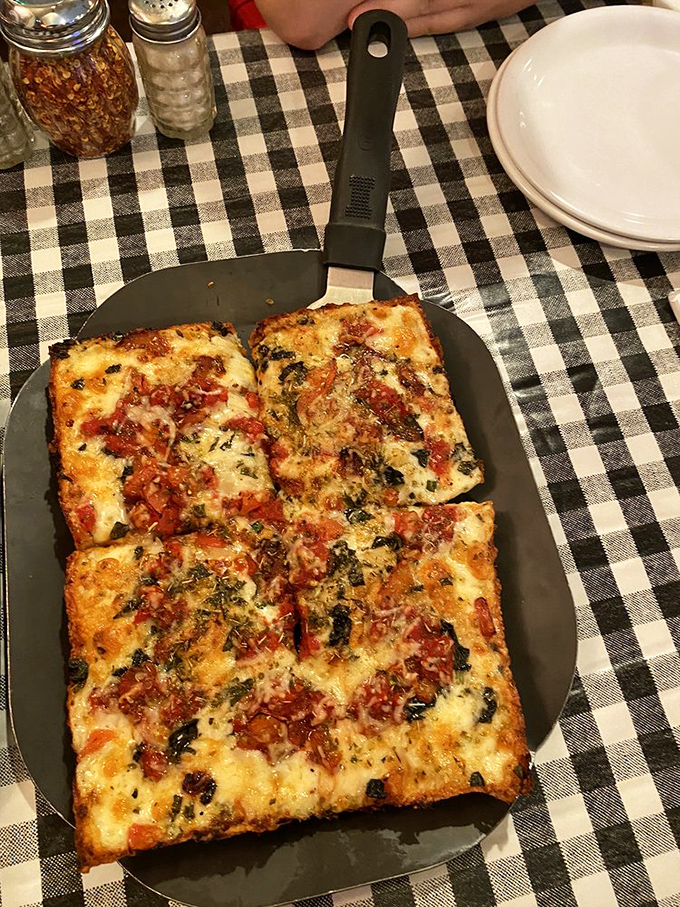 The Margherita pie brings a touch of Italy to Detroit's square pizza scene &ndash; like Romeo and Juliet, but with a much happier ending.