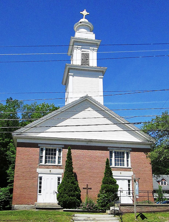 The brick church with its soaring white steeple has witnessed generations of Putney's celebrations and sorrows.