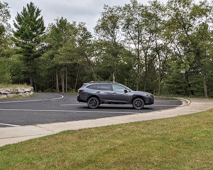 The well-designed parking area means you're just minutes away from views that people travel hundreds of miles to experience.