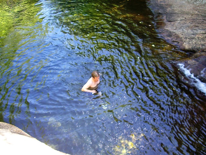 Liquid refreshment: nothing quenches summer's heat like a plunge into mountain-fresh water, nature's own air conditioning system.