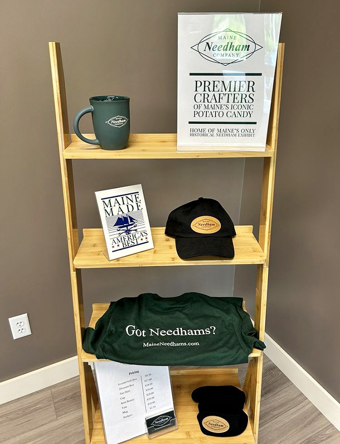 "Got Needhams?" merchandise lets devoted fans wear their sweet tooth on their sleeve – or head, in this case.