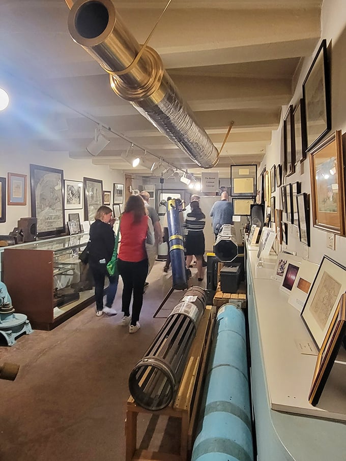 Step into the museum wing where astronomical history comes alive &ndash; vintage telescopes stand like sentinels guarding the secrets of stargazers past.