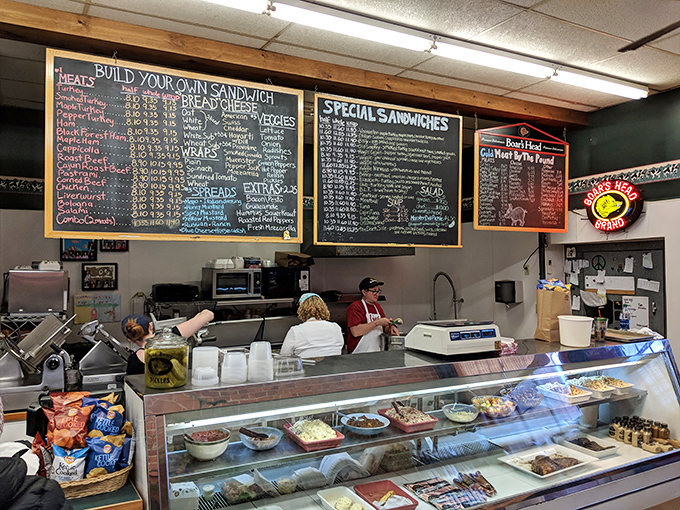 Behind the counter magic &ndash; where sandwich artists transform simple ingredients into edible masterpieces with practiced precision.