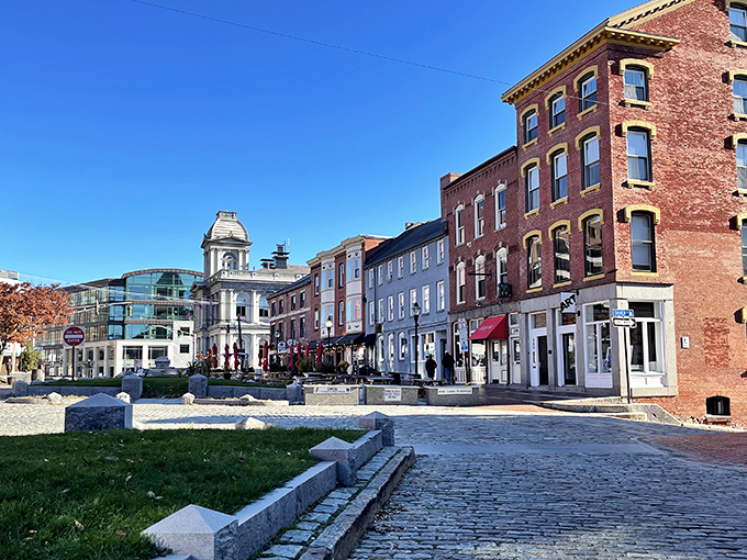 These colorful historic buildings have witnessed centuries of commerce &ndash; if these walls could talk, they'd probably recommend the lobster roll.