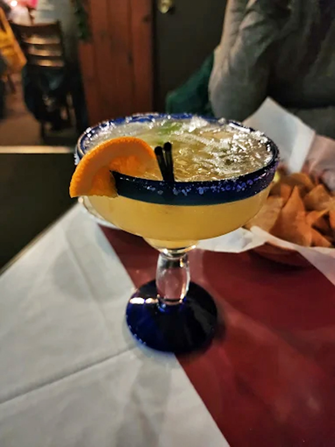 The margarita glass's salt-crusted rim frames a golden elixir that's converted many a beer drinker &ndash; one sip and you'll understand the hype.