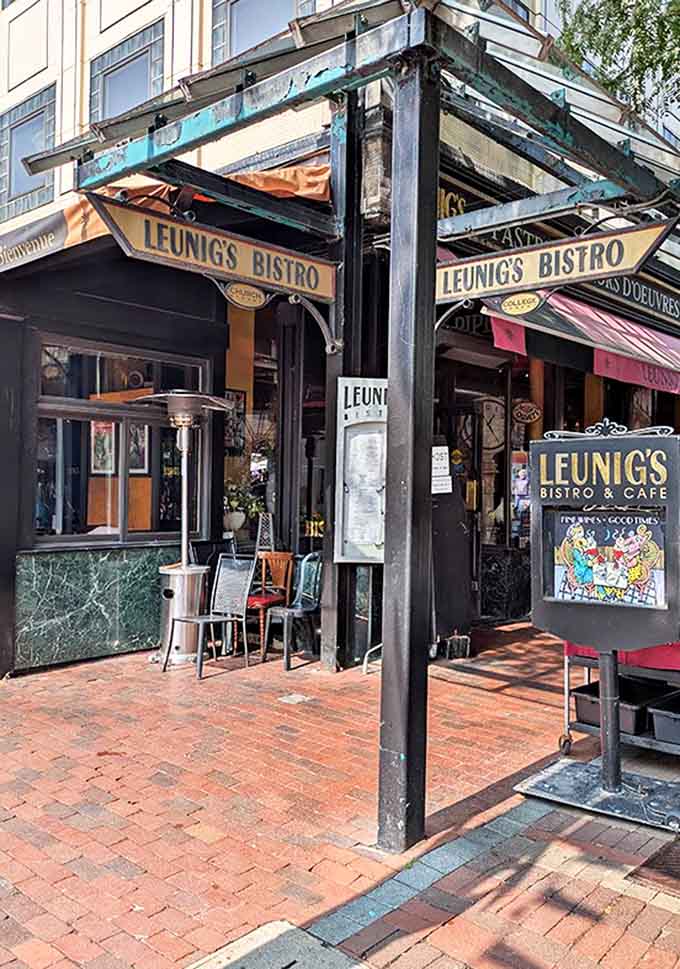 This classic bistro storefront on Church Street has been welcoming hungry diners with European charm for years of delicious memories.