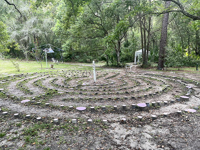 Tiny fairy houses line the trail at Cassadaga, each one uniquely crafted and placed among the natural landscape &ndash; keep your eyes peeled for the magical residents!