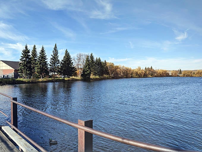 Bailey Lake's tranquil waters reflect the surrounding pines, offering peaceful fishing spots and contemplative shoreline walks.