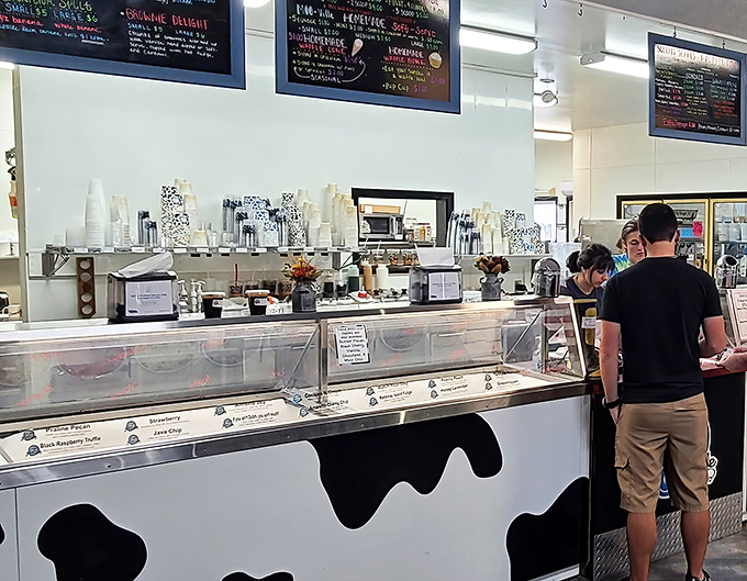 The ice cream counter &ndash; where dreams come true and diets go to die &ndash; showcases a rainbow of homemade flavors waiting to be scooped into eager hands.