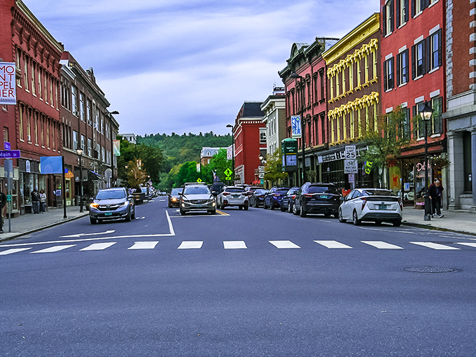 Montpelier's main street invites leisurely exploration, where every storefront holds the promise of treasures not found in any big-box retailer.