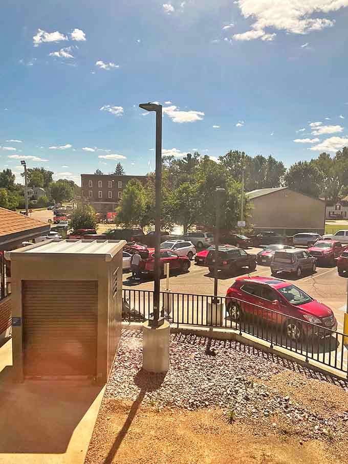 Free parking means you can leave your car behind and let someone else handle the driving for a change.