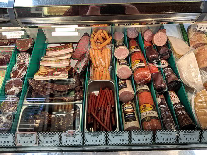 This isn't just a meat counter &ndash; it's a carnivore's dream where generations of smoking and curing techniques create flavor symphonies.