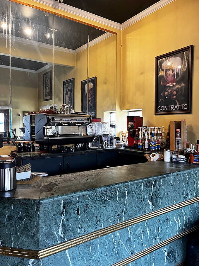 Behind this marble counter, magic happens daily &ndash; the kind of sorcery that transforms simple ingredients into transcendent treats.