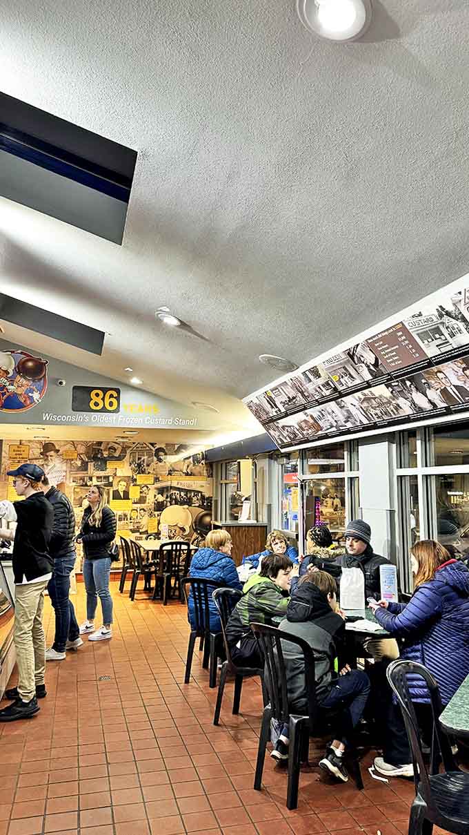 Families gather at Gilles to share meals and make memories, continuing a tradition that spans generations of happy Milwaukee diners.