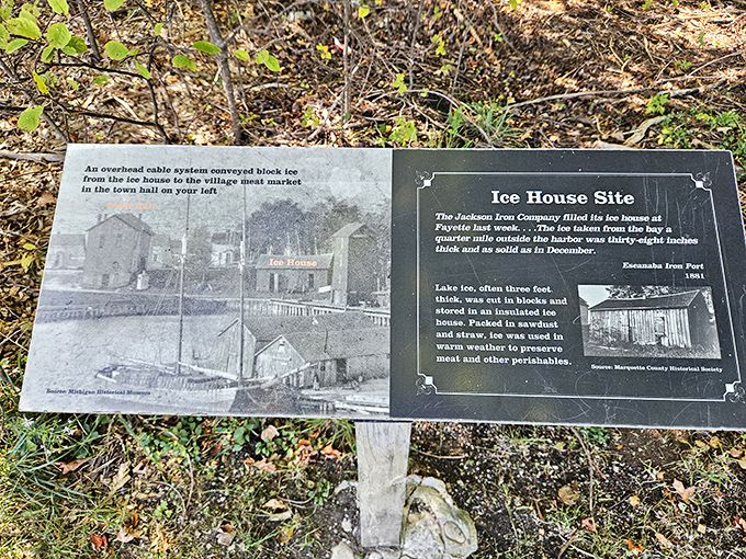 A fascinating glimpse into 19th-century refrigeration &ndash; when ice harvesting was essential technology for food preservation in remote communities.