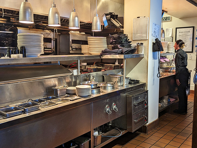 The open kitchen isn't just trendy &ndash; it's a statement of confidence, where culinary magic happens right before your eyes.