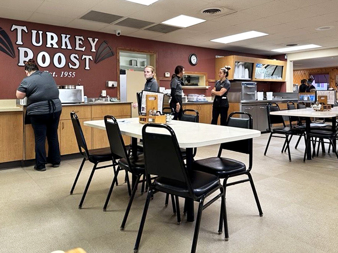 The heart of Turkey Roost operations &ndash; where turkey dreams come true and hungry patrons become happy customers.