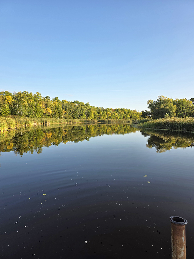 Morning light dances across the still waters, creating a moment of perfect tranquility that feels almost sacred.
