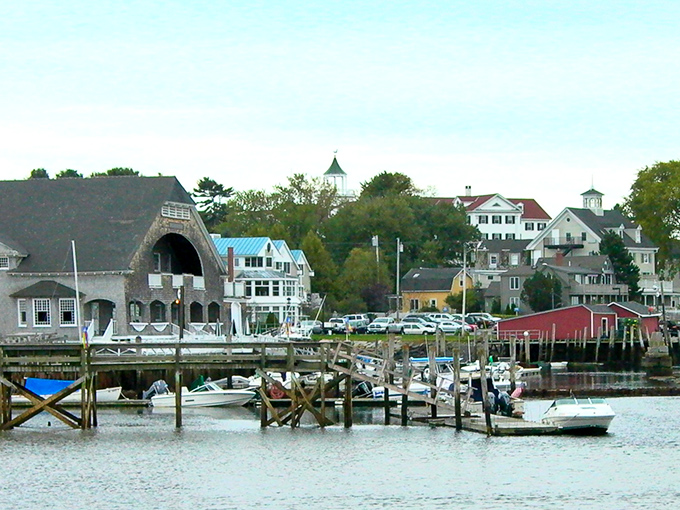 Kennebunkport's harbor view showcases the perfect blend of working waterfront and scenic beauty that defines this coastal gem.