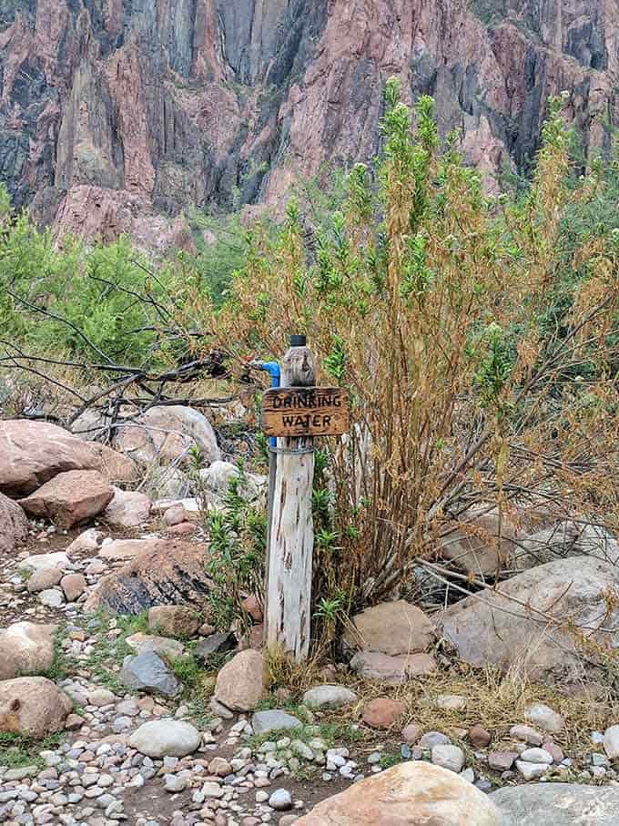 This scenic overlook shows the bridge in context, a tiny human achievement dwarfed by millions of years of geological history.